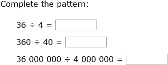 IXL - Division patterns over increasing place values (Year 5 maths practice)