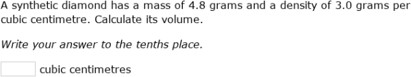 IXL - Calculate density, mass and volume (Year 7 science practice)
