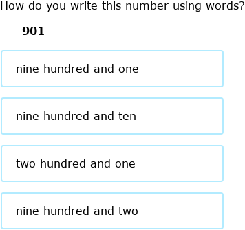 IXL - Writing numbers up to 1000 in words - convert digits to words ...
