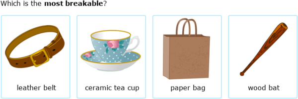 IXL - Compare properties of materials (Year 2 science practice)
