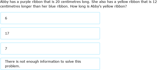IXL - Word problems with extra or missing information (Year 4 maths ...