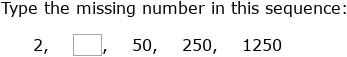 IXL - Complete a geometric number sequence (Year 6 maths practice)