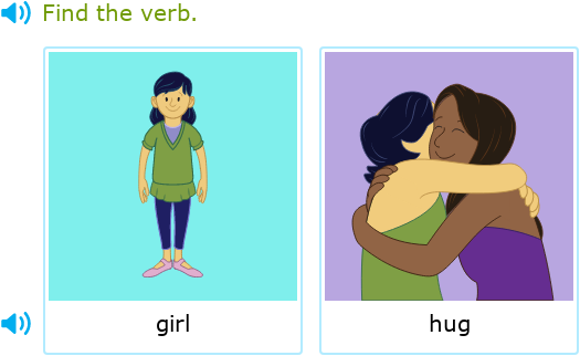 IXL - Find the action verb with images (Foundation English practice)
