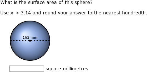 IXL - Surface area and volume of spheres (Year 11 maths practice)