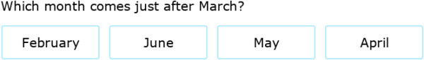 IXL - Months of the year (Year 1 maths practice)