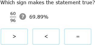 IXL - Compare percents to fractions and decimals (Year 7 maths practice)