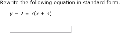 IXL - Write equations in standard form (Year 9 maths practice)