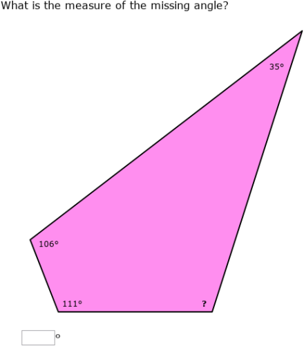 IXL - Find missing angles in quadrilaterals I (Year 8 maths practice)