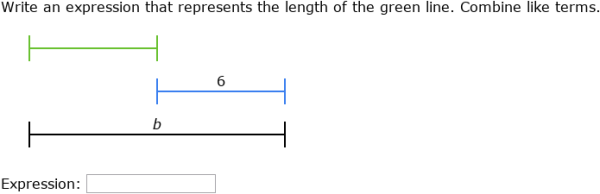 IXL - Write variable expressions from diagrams (Year 8 maths practice)