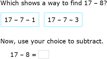 IXL - Use ten to subtract (Year 1 maths practice)