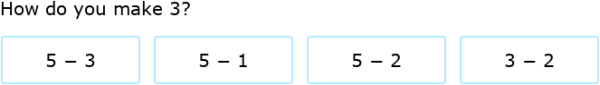 IXL - Make a number using subtraction - numbers up to 5 (Foundation ...