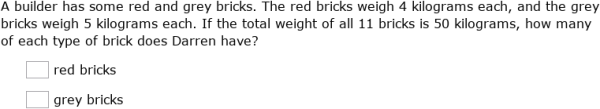 IXL - Guess-and-check word problems (Year 7 maths practice)