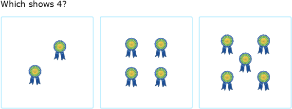 IXL - Represent numbers - up to 5 (Preschool maths practice)