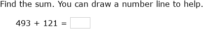 IXL - Use number lines to add three-digit numbers (Year 3 maths practice)
