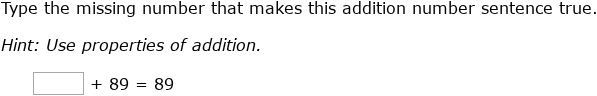 IXL - Complete the equation using properties of addition (Year 2 maths practice)