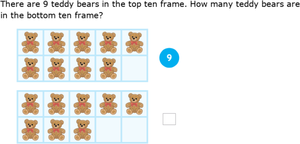 IXL - One less on frames - up to 10 (Foundation maths practice)