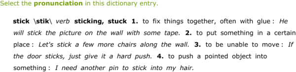 IXL - Use dictionary entries (Year 6 English practice)