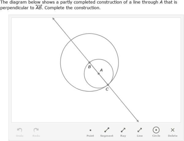 IXL - Construct a perpendicular line (Year 7 maths practice)