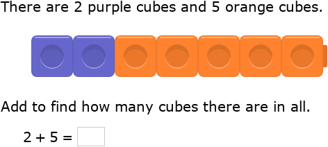 IXL - Add with cubes - sums up to 10 (Foundation maths practice)