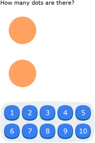 IXL - Count dots - up to 10 (Foundation maths practice)