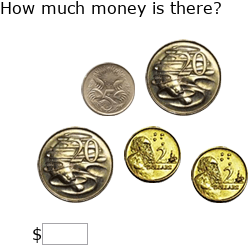 IXL - Count money - up to $5 (Year 2 maths practice)