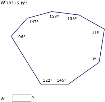 IXL - Sums of angles in polygons (Year 7 maths practice)