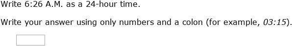 IXL - Convert between 12-hour and 24-hour time (Year 6 maths practice)