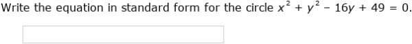 IXL - Convert equations of circles from general to standard form (Year 10 maths practice)
