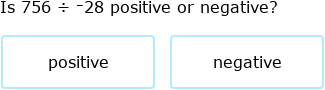 IXL - Integer division rules (Year 7 maths practice)