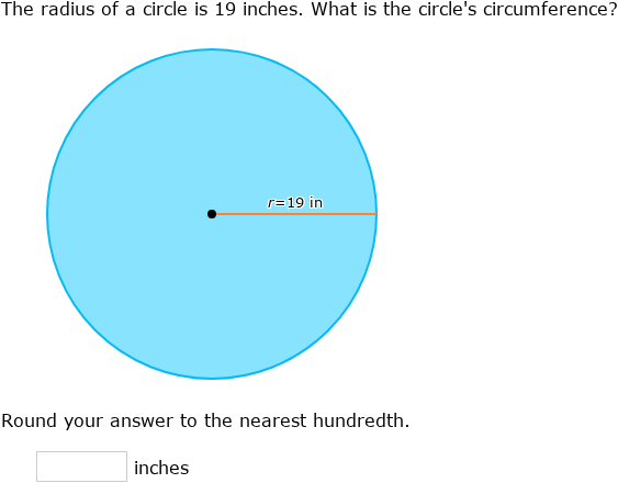 IXL - Circumference of circles (Year 7 maths practice)