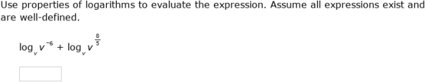IXL - Evaluate logarithms using properties (Year 12 maths practice)