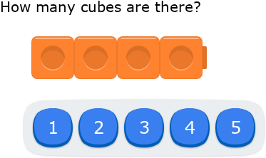 IXL - Count cubes - up to 5 (Foundation maths practice)