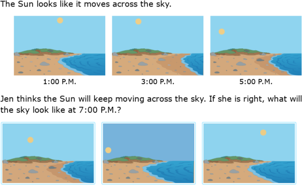 IXL - The daytime sky (Year 1 science practice)