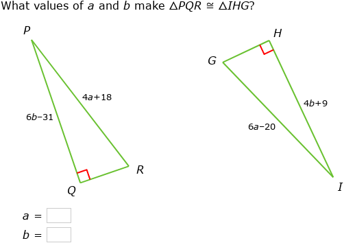 IXL - Hypotenuse-Leg Theorem (Year 10 maths practice)
