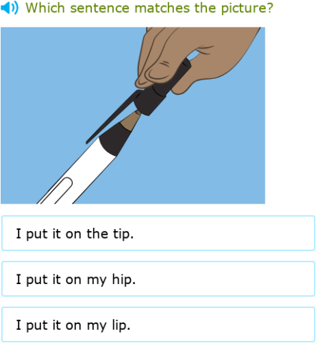 IXL - Choose the short i sentence that matches the picture (Foundation ...