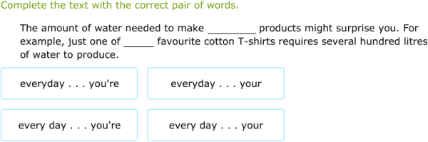 IXL - Use the correct frequently confused word (Year 9 English practice)
