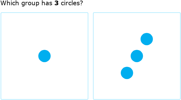 IXL - Represent numbers with shapes - up to 5 (Foundation maths practice)