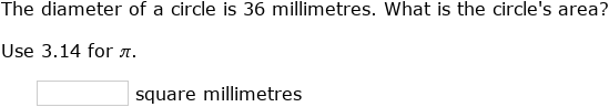 IXL - Area of circles (Year 8 maths practice)