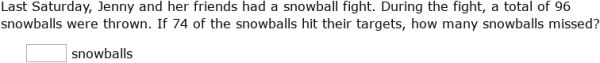 IXL - Subtraction word problems - up to two digits (Year 2 maths practice)