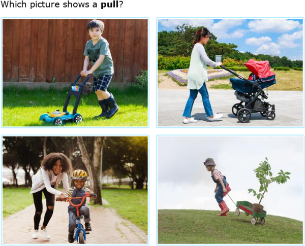 IXL - Push and pull (Year 1 science practice)