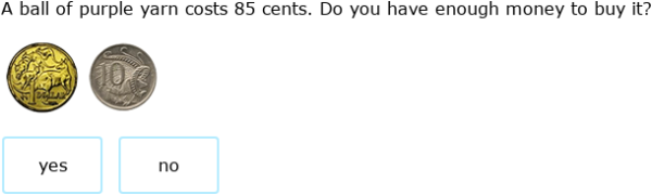 IXL - Purchases - do you have enough money - up to $1 (Year 2 maths ...