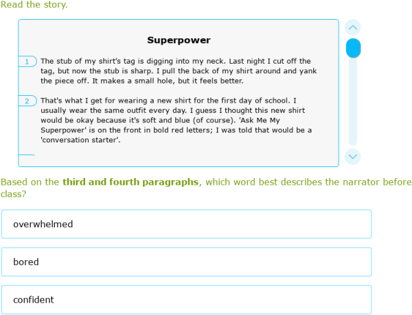 IXL - Analyse short stories: set 1 (Year 9 English practice)