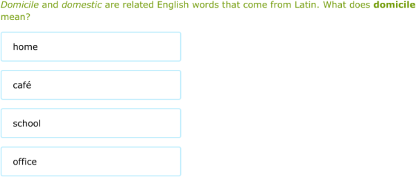 IXL - Use etymologies to determine the meanings of words (Year 11 ...
