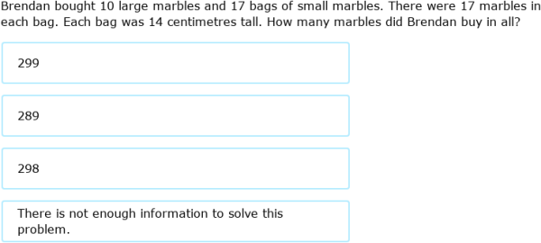 IXL - Word problems with extra or missing information (Year 5 maths ...