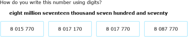IXL - Write numbers in words: up to millions (Year 3 maths practice)