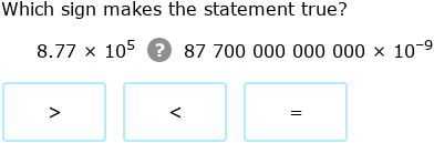 IXL - Compare numbers written in scientific notation (Year 11 maths ...