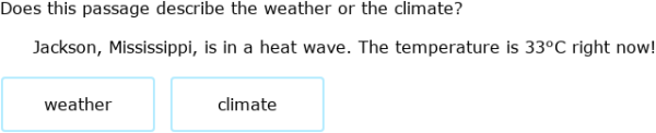 IXL - What's the difference between weather and climate? (Year 3 ...