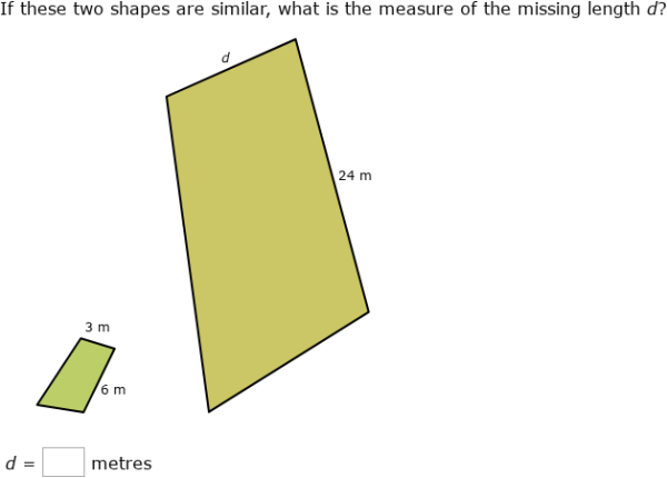 IXL - Side lengths of similar figures (Year 8 maths practice)