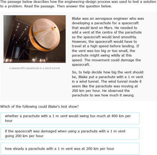 IXL - Evaluate tests of engineering-design solutions (Year 6 science ...