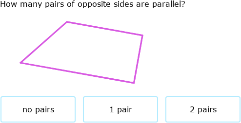 IXL - Parallel sides in quadrilaterals (Year 7 maths practice)